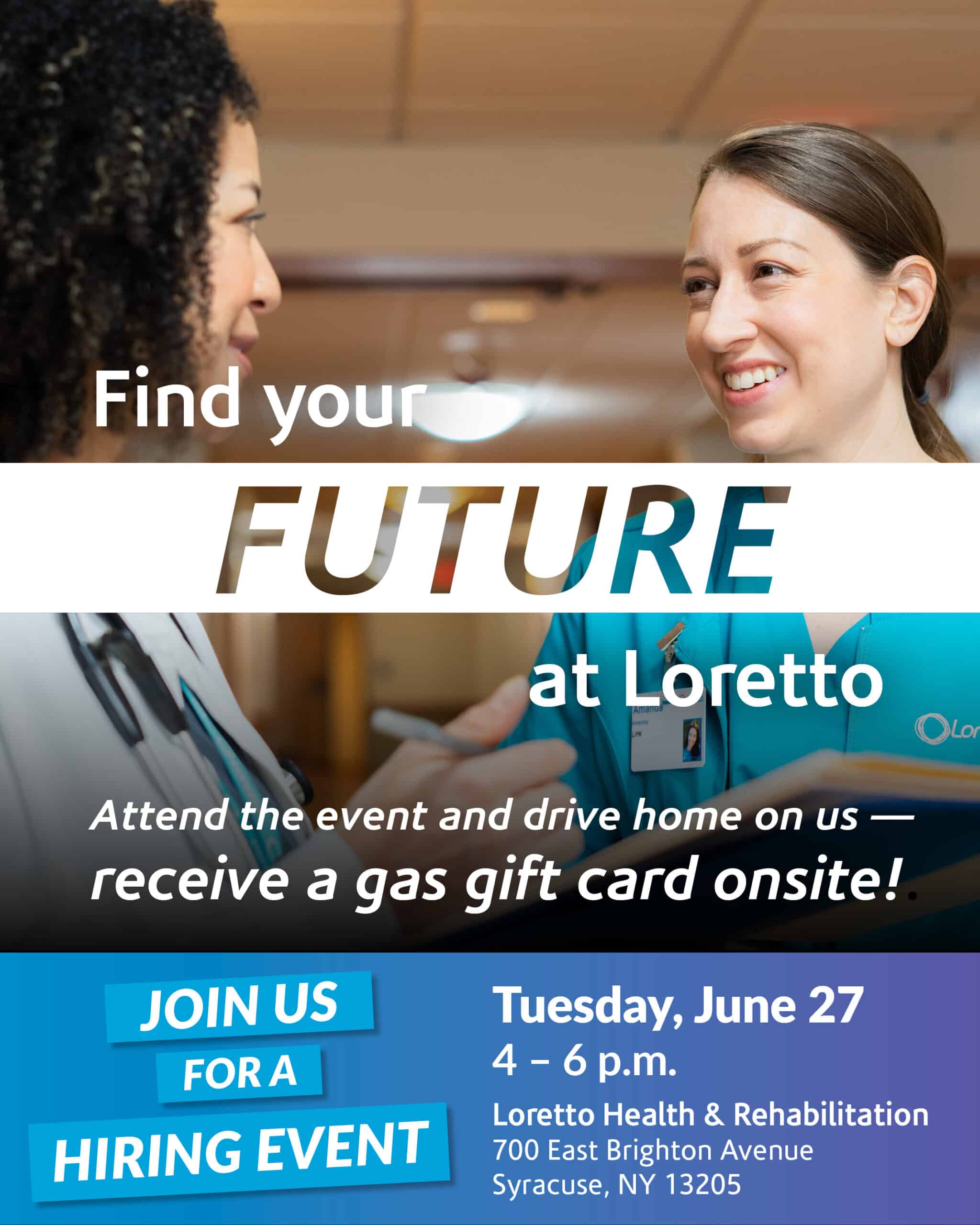 Hiring Event at Loretto Health & Rehabilitation | Loretto